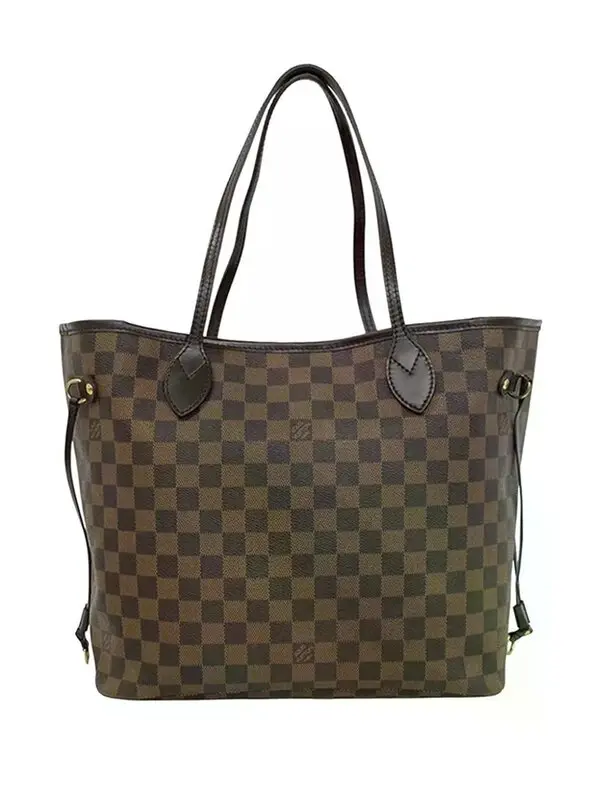LOUIS VUITTON 2011 Damier Ebene Neverfull Mm Tote Bag
