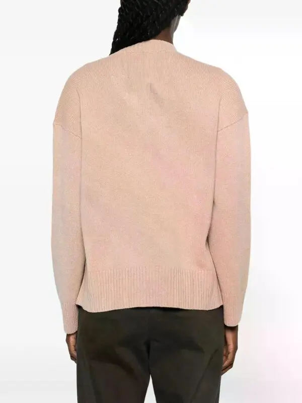 Peserico V-neck Side-slit Sweater