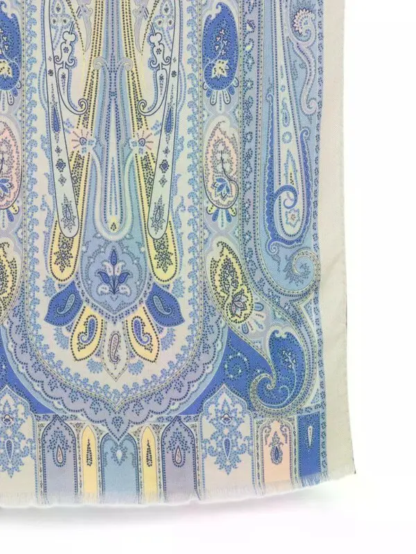 Etro Paisley-print Fringed Scarf