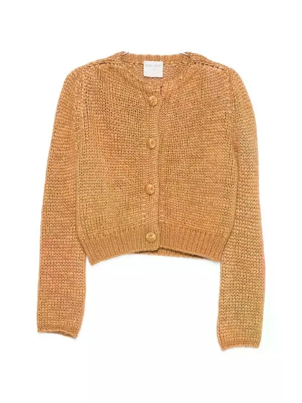 FORTE_FORTE Chunky Knit Button-up Cardigan