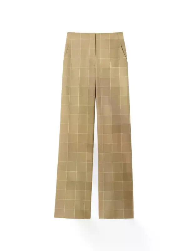 Lafayette 148 New York Thames Grid-pattern Trousers