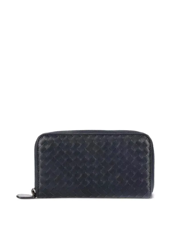 Bottega Veneta Intrecciato Wallet - Blue