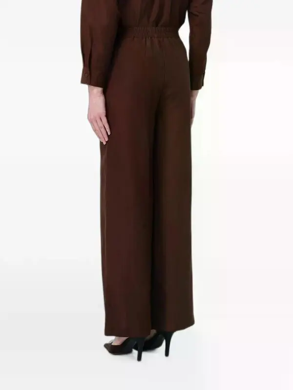HANITA Embroidered Palazzo Pants