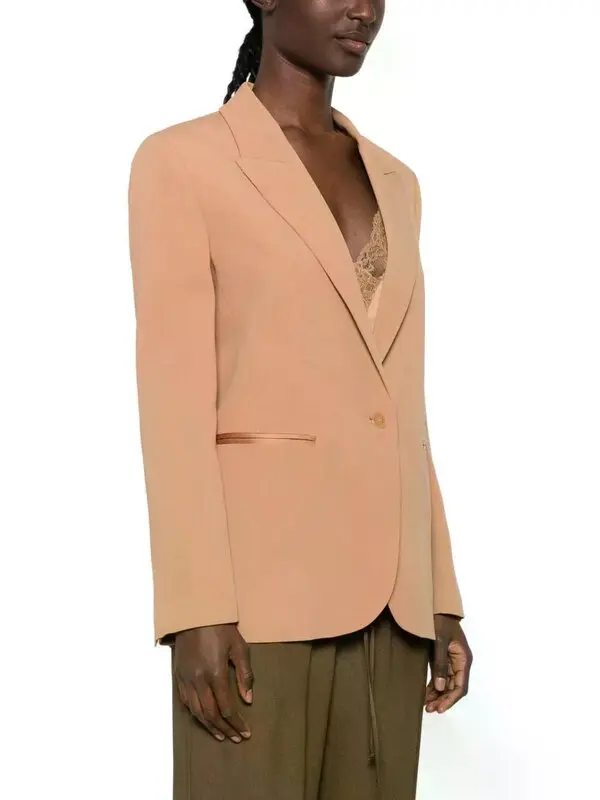 FORTE_FORTE Single-breasted Peak-lapel Blazer