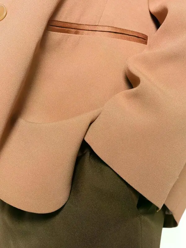 FORTE_FORTE Single-breasted Peak-lapel Blazer