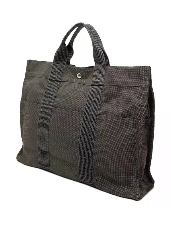 Hermès 1990-2010 Canvas Herline Mm Tote Bag