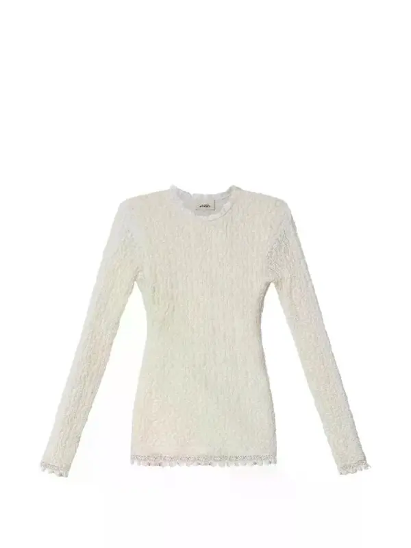 Isabel Marant Étoile Crochet-trim Lace Sweater - White