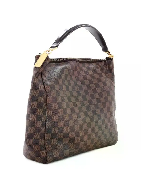 LOUIS VUITTON Portobello Damier Pm Hobo Bag - Brown