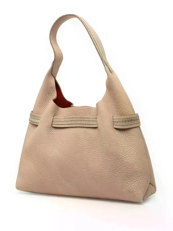 FERRAGAMO 2010-2026 Grained Leather Shoulder Bag