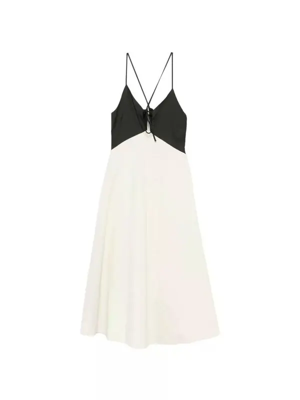 Sea Angelina V-neck Midi Dress - Neutrals