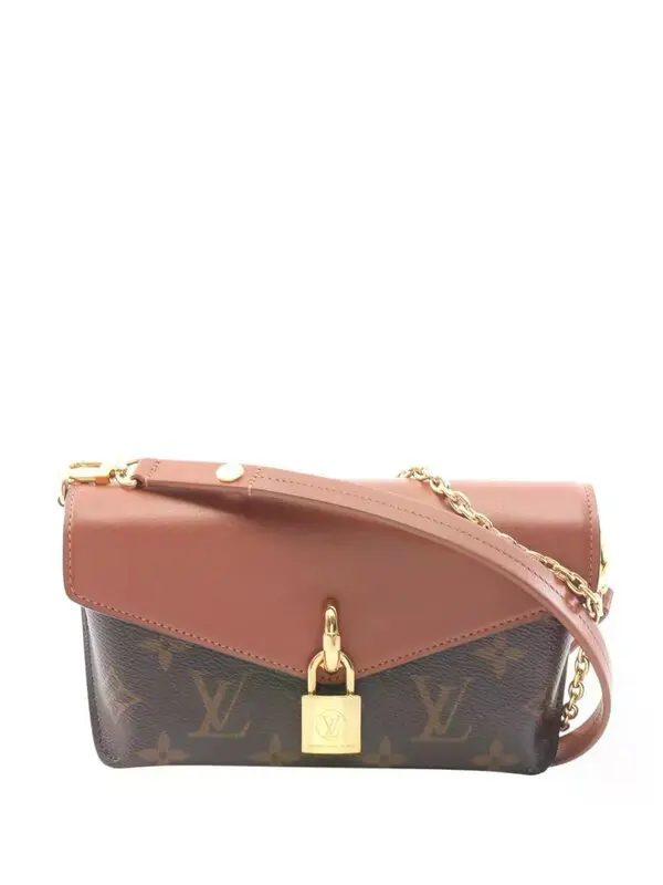 LOUIS VUITTON 2021-2026 Monogram Padlock On Strap Satchel