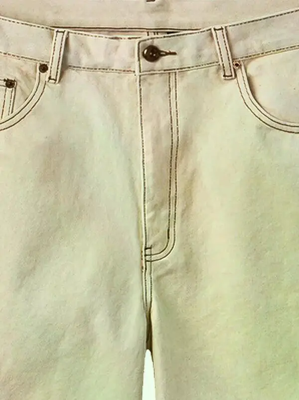 GV GALLERY Contrast Stitch Denim Shorts