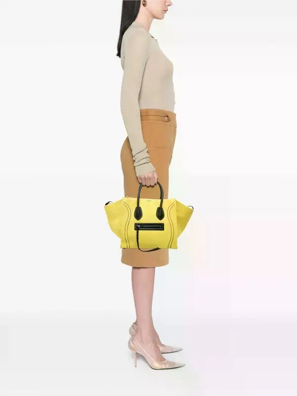 Celine 2017 Medium Canvas Phantom Luggage Tote Bag