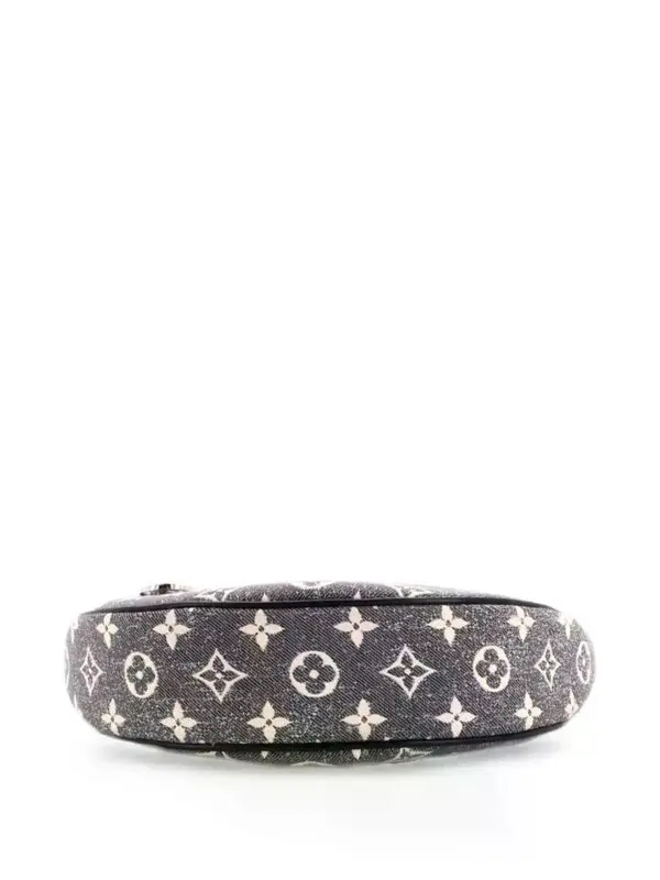 LOUIS VUITTON Loop Handbag Monogram Jacquard Denim Hobo Bag