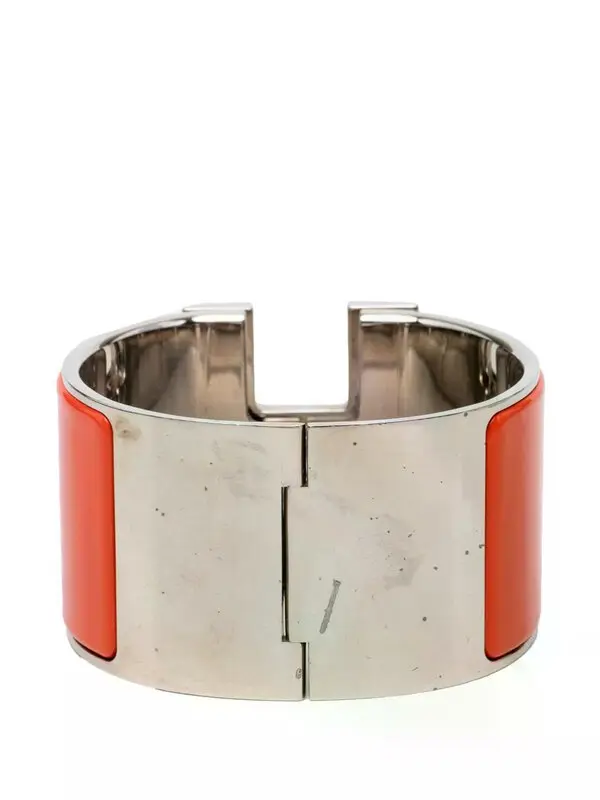 Hermès Clic Clac H Extra Wide Enamel Bracelet