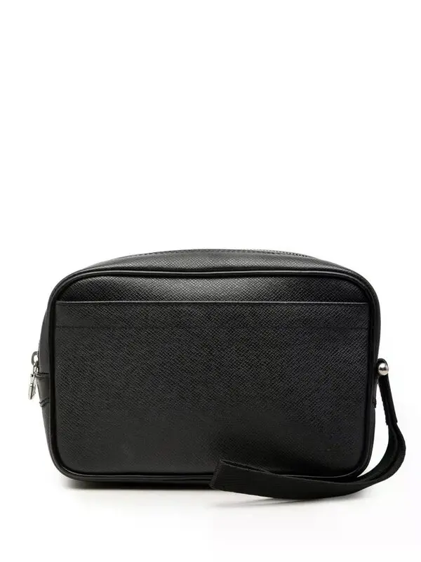 LOUIS VUITTON 2002 Taiga Pochette Kaluga Clutch Bag