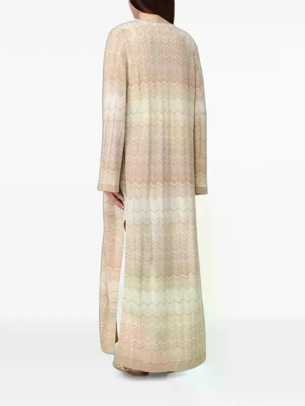MC2 SAINT BARTH Zig-zag Knit Cardigan