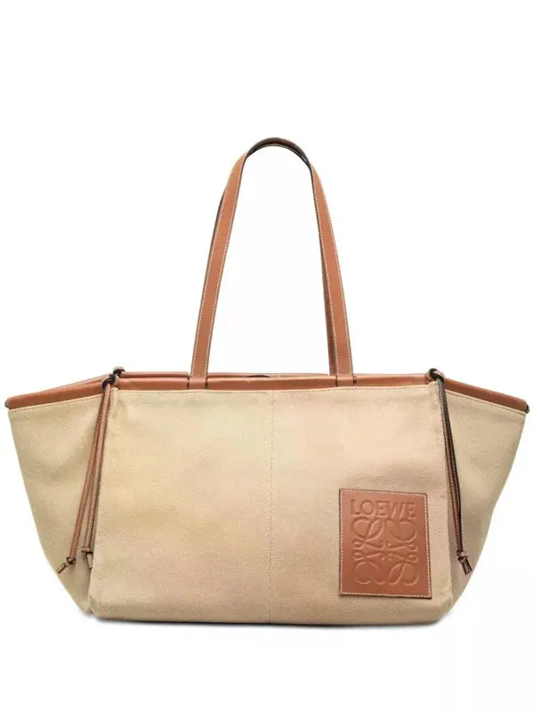 Loewe 2019 Large Canvas Cushion Tote Bag