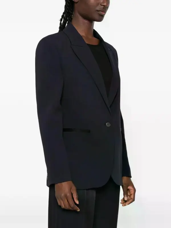 FORTE_FORTE Single-breasted Textured Jacket