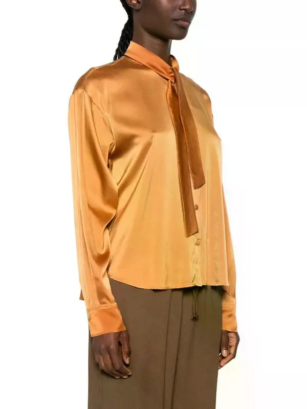 FORTE_FORTE Pussy-bow Button-down Shirt
