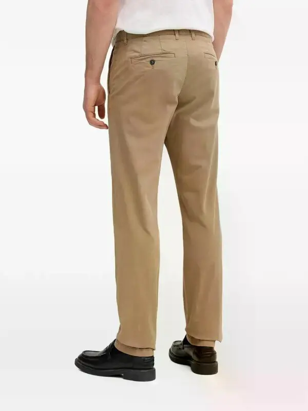 BENETTON Belt-loop Button-fastening Trousers