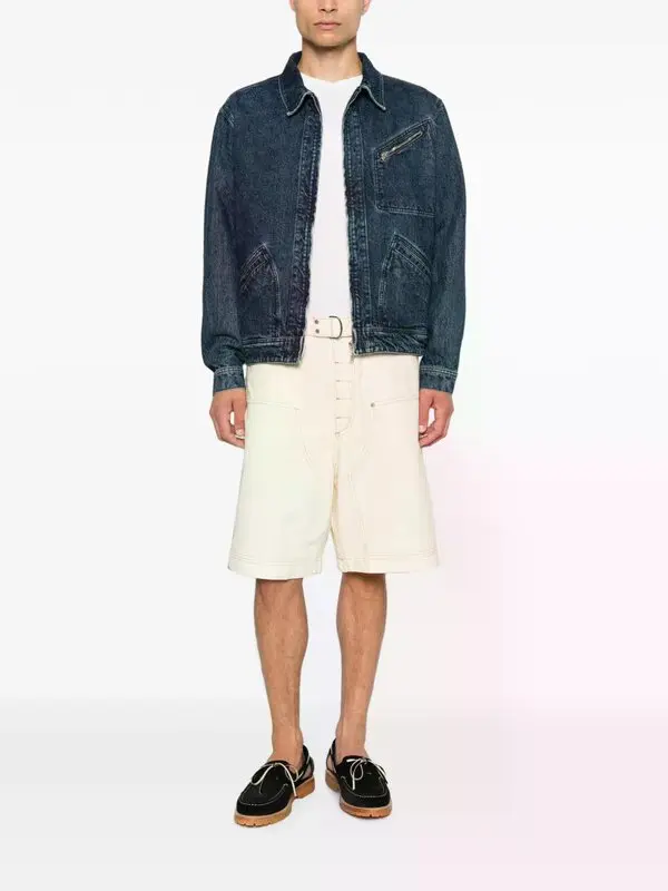 Kenzo Signature Utility Logo-embroidered Denim Jacket