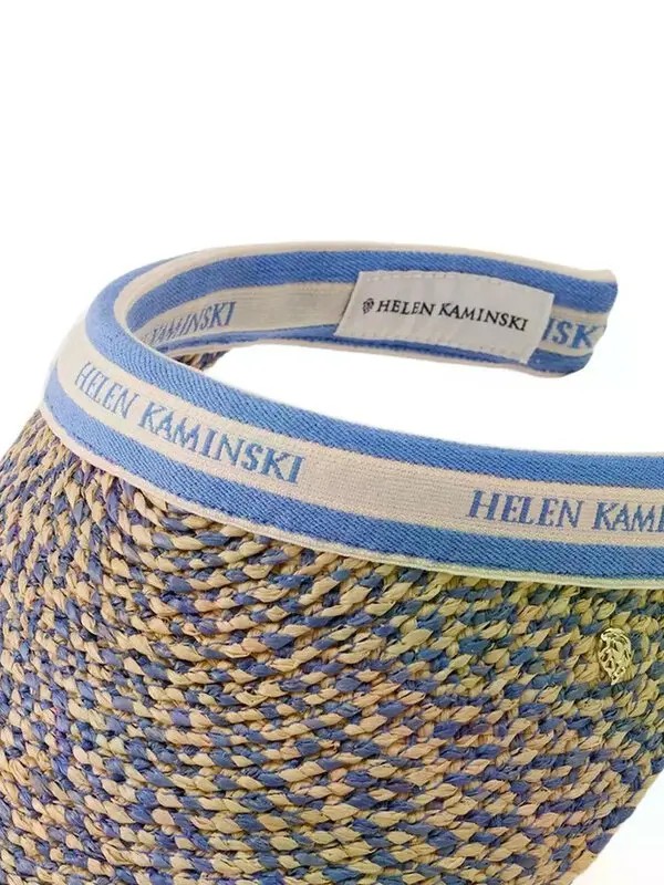 Helen Kaminski Woven Raffia Visor