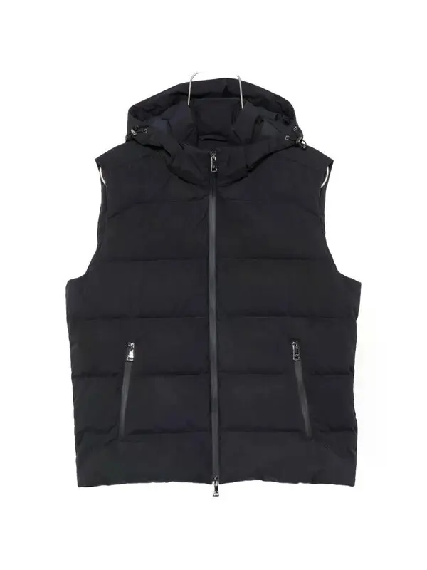 Paul & Shark Zip-fastening Hooded Gilet - Blue