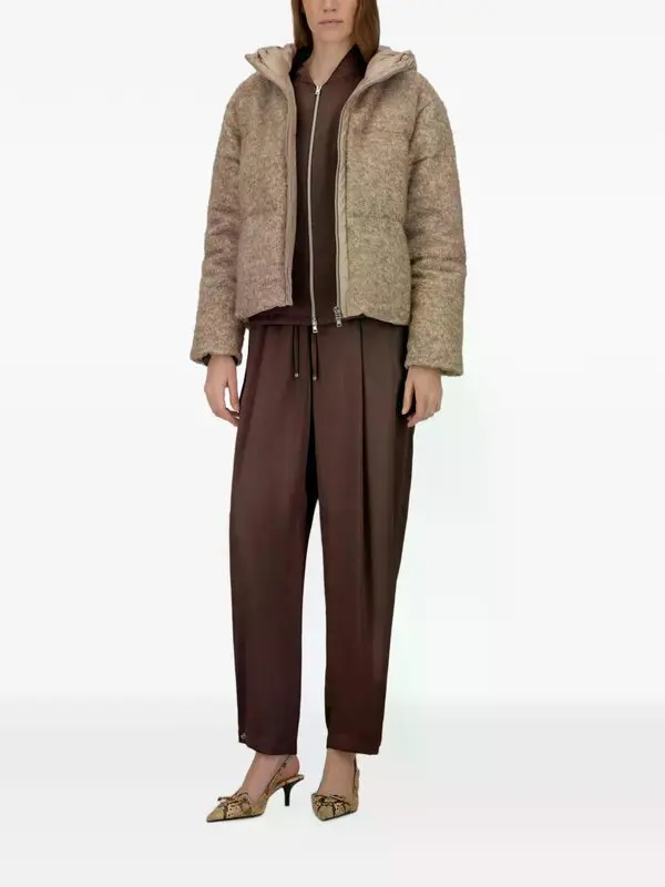 Herno Zip Up Satin Jacket