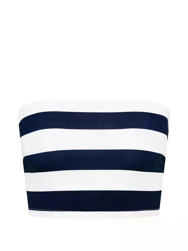 Bondi Born Stella Striped Bandeau Bikini Top
