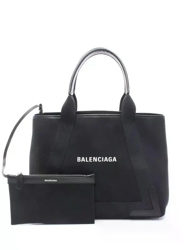 Balenciaga 2018-2026 Navy Cabas M Tote Bag