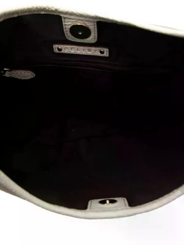 Celine 2007 Canvas Turtle Hobo Bag