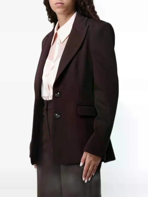 HANITA Single-breasted Peaked-lapel Blazer