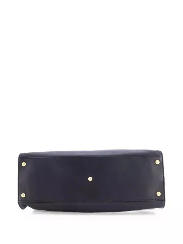 Fendi Peekaboo Bag Rigid Leather Large Satchel
