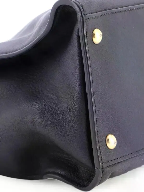 Fendi Peekaboo Bag Rigid Leather Large Satchel