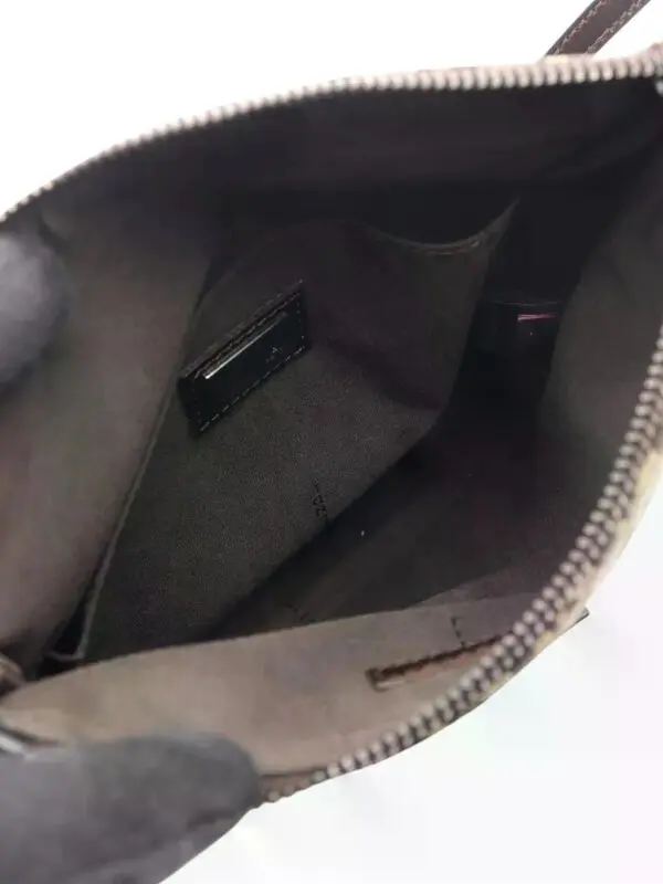 Fendi Zucchino Canvas Forever Crossbody Bag