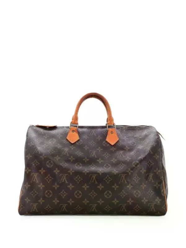 LOUIS VUITTON Speedy Handbag Monogram Canvas 40 Satchel