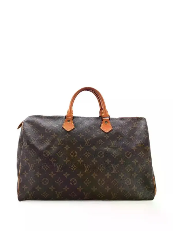 LOUIS VUITTON Speedy Handbag Monogram Canvas 40 Satchel