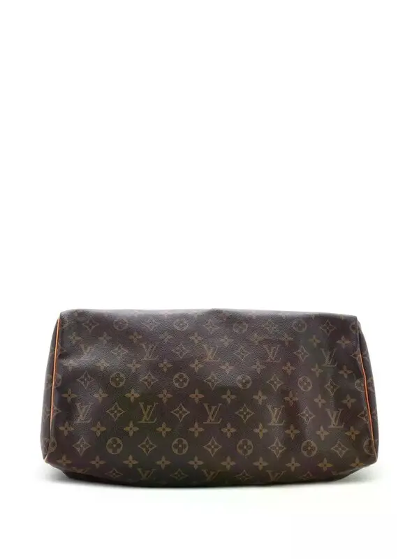 LOUIS VUITTON Speedy Monogram Canvas 40 Satchel - Brown