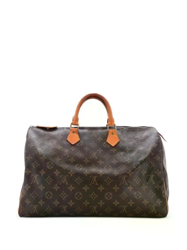 LOUIS VUITTON Speedy Monogram Canvas 40 Satchel