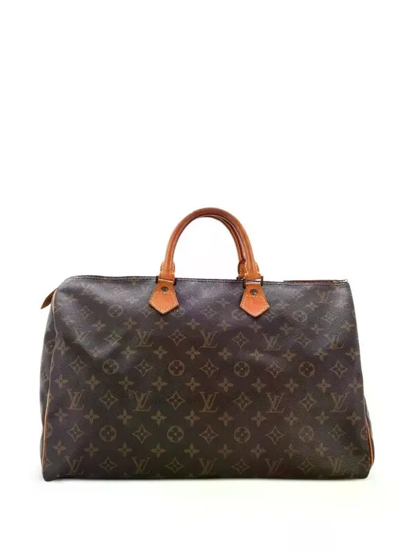 LOUIS VUITTON Speedy Monogram Canvas 40 Satchel