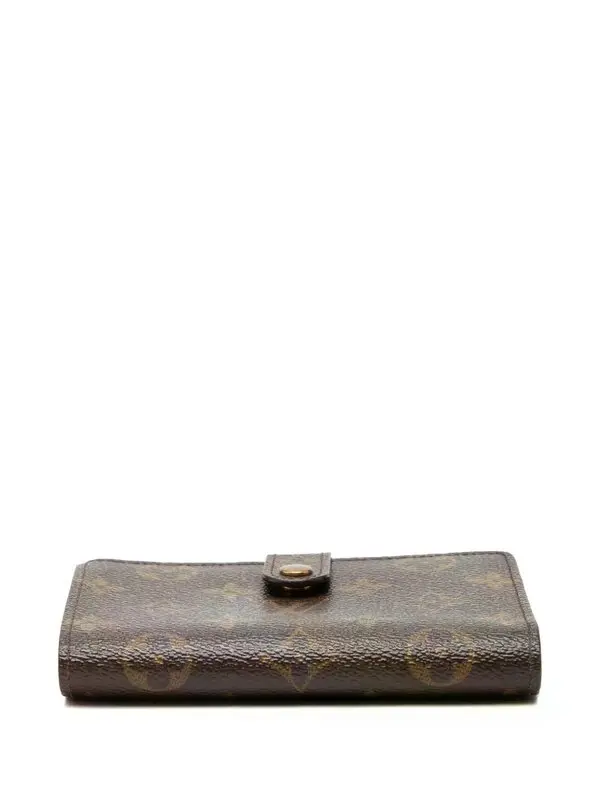LOUIS VUITTON 2002 Monogram Porte Monnaie Billets Viennois Small Wallets
