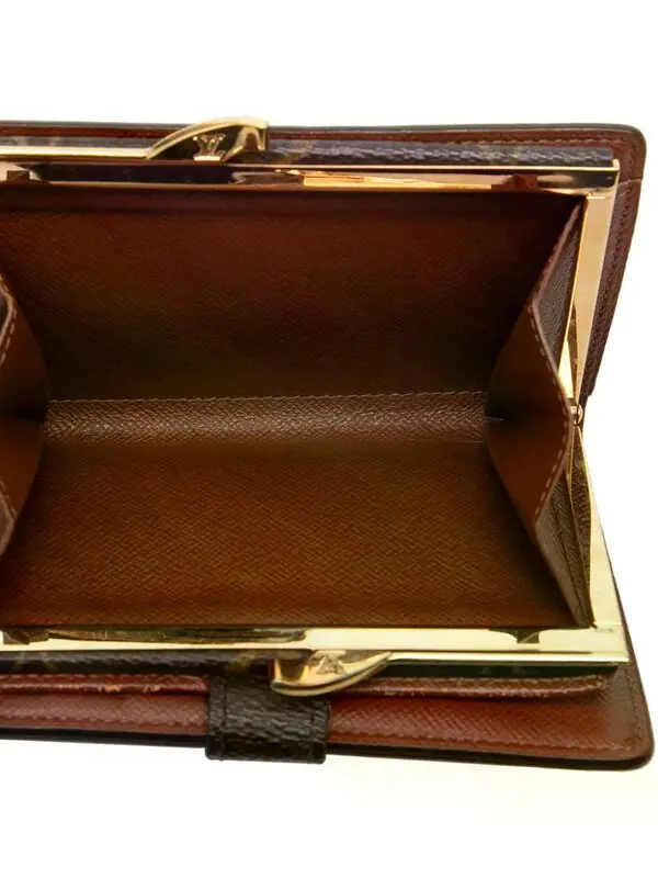 LOUIS VUITTON 2002 Monogram Porte Monnaie Billets Viennois Small Wallets