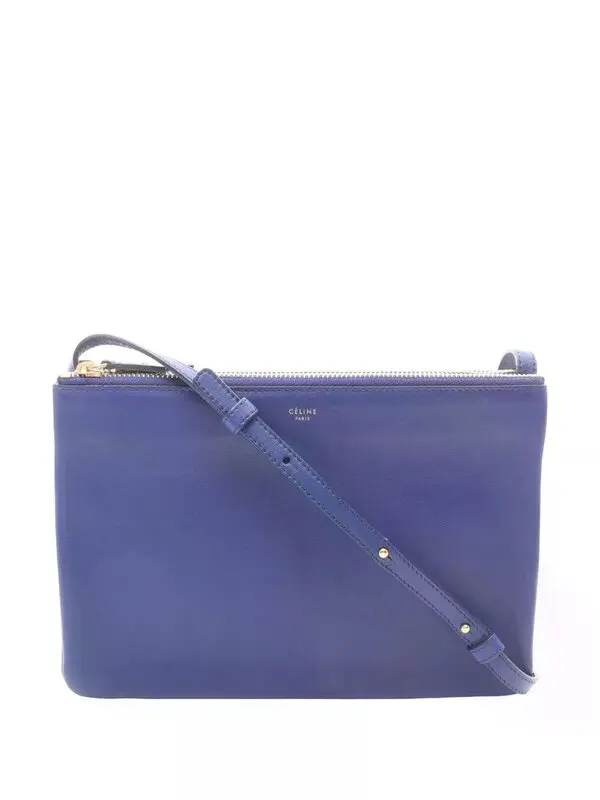 Celine 2010-2026 Large Lambskin Trio Crossbody Bag