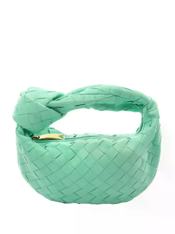 Bottega Veneta 2012-2026 Mini Nappa Intrecciato Jodie Hobo Bag - Green