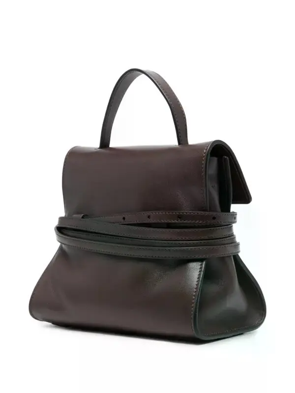 Moschino Detail Belted Mini Bag - Brown