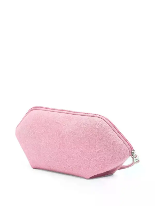 GANNI Crab-embroidery Terry-cloth Bikini Pouch