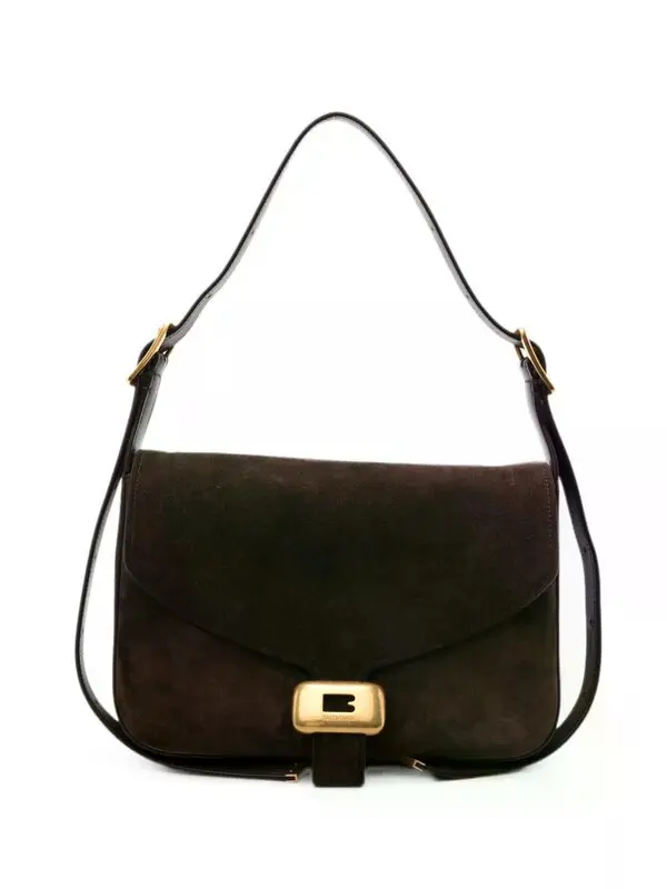 Balenciaga Medium Clicca Suede Shoulder Bag