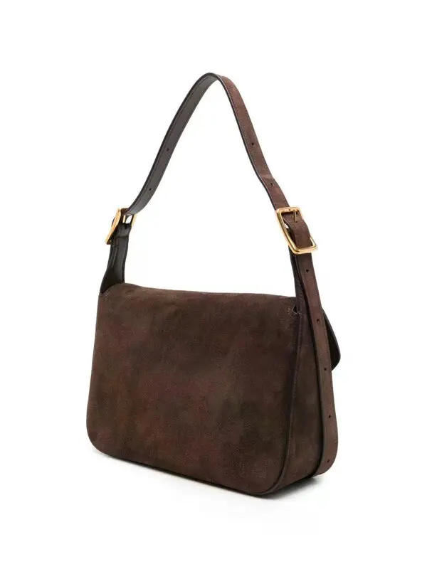 Balenciaga Medium Clicca Shoulder Bag - Brown