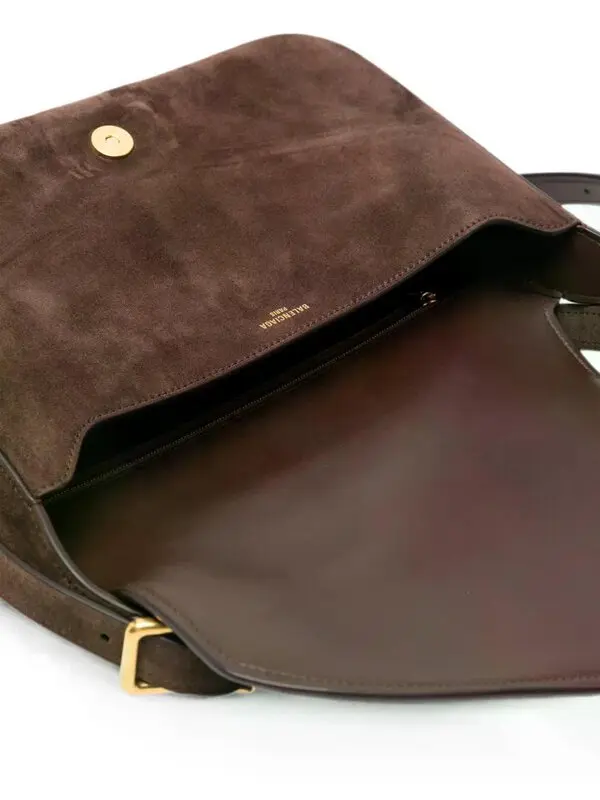 Balenciaga Medium Clicca Shoulder Bag - Brown